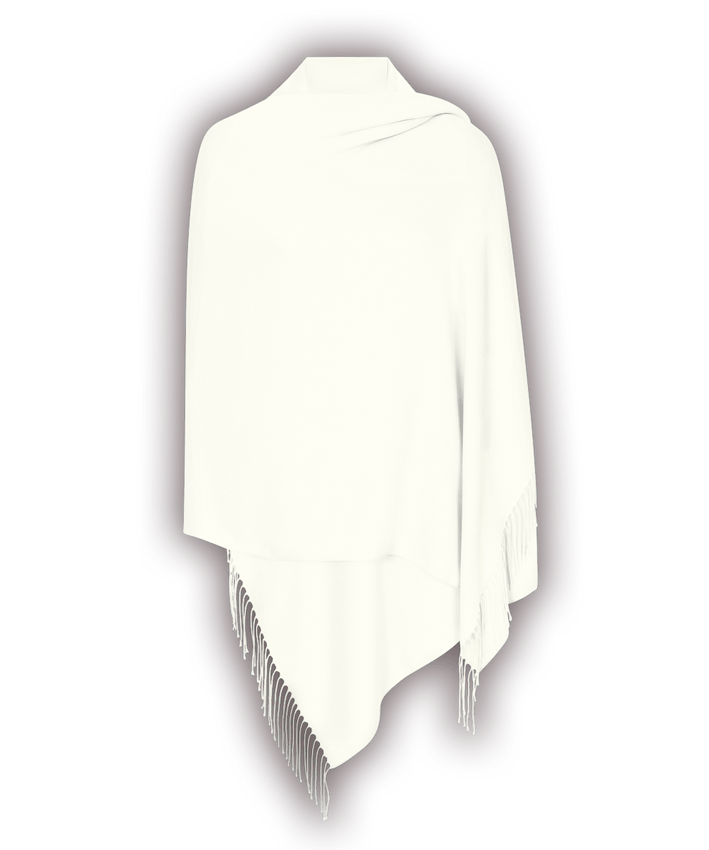 Ivory White Pashmina | Made in Italy | Pashminas & Wraps of London
